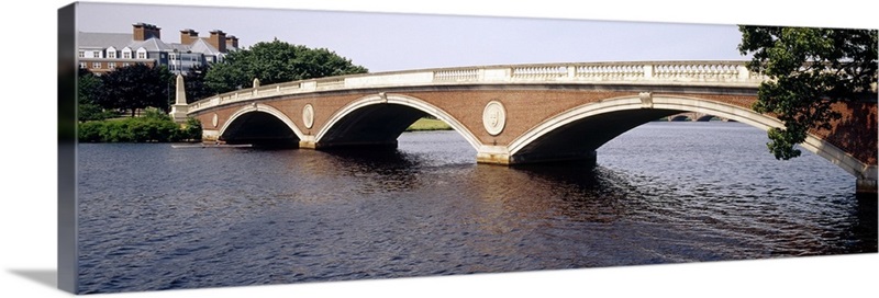 Larz Andersen Bridge Charles River Boston MA | Great Big Canvas