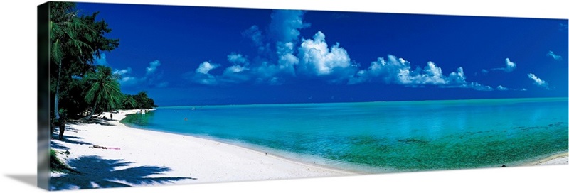 Matira Beach Bora Bora Polynesia | Great Big Canvas