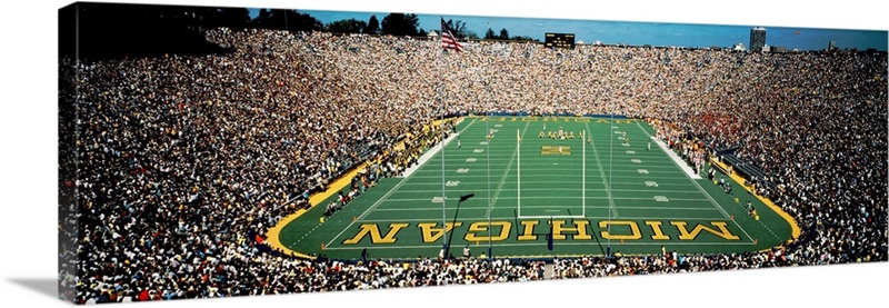 Michigan, Ann Arbor, University of Michigan Stadium | Great Big Canvas