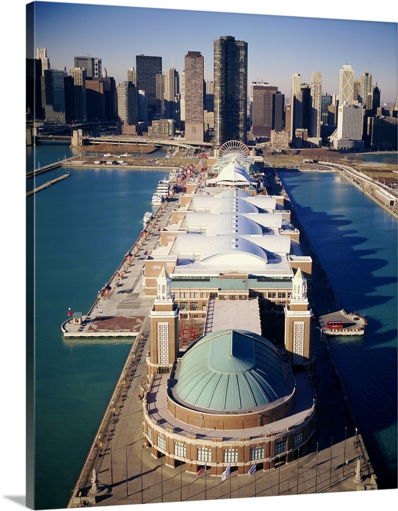 Navy Pier Chicago IL Wall Art, Canvas Prints, Framed Prints, Wall Peels ...