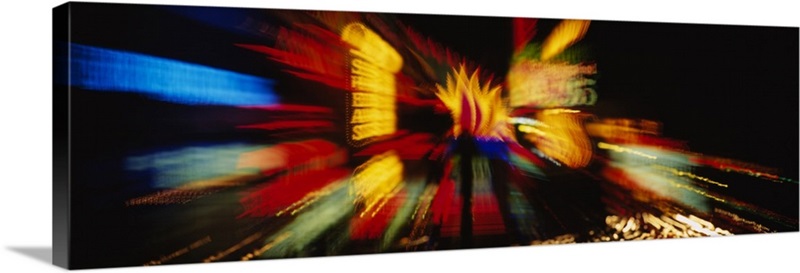 Neon sign lit up at night, Las Vegas, Nevada | Great Big Canvas