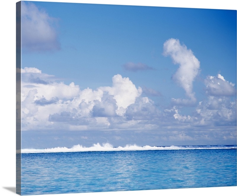 Ocean Wave Tahiti French Polynesia | Great Big Canvas