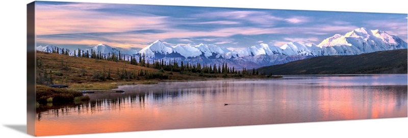 Panoramic view of Mount Denali, Denali National Park, Alaska | Great ...