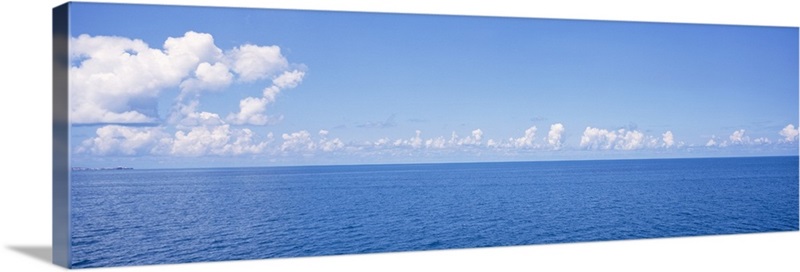 Panoramic view of the ocean, Atlantic Ocean, Bermuda | Great Big Canvas