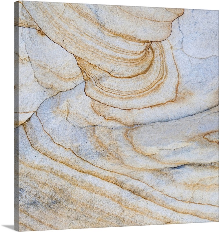 Pattern of layers on sandstone rock, Grand Staircase-Escalante National ...