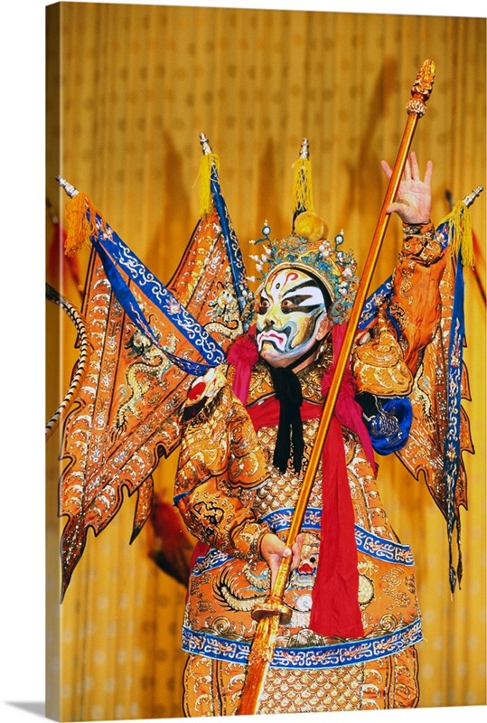 Peking opera performer, Beijing, China. | Great Big Canvas
