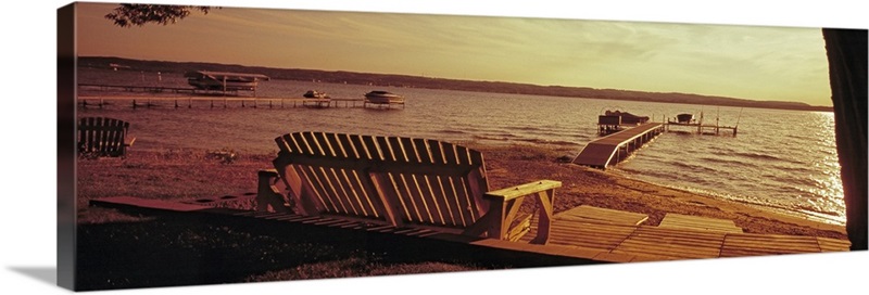 Piers on the bay Old Mission Peninsula Grand Traverse Bay Grand ...