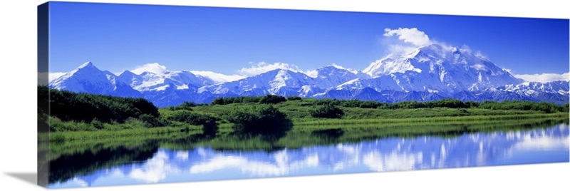 Reflection Pond Mount McKinley Denali National Park AK | Great Big Canvas