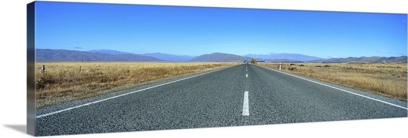 Road passing through a landscape New Zealand State Highway 8 New ...