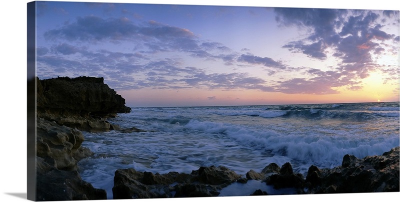 Rock formations at the coast, Blowing Rocks Preserve, Vero Beach ...