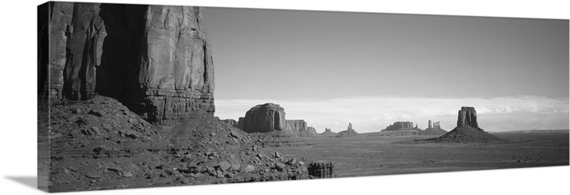 Rock formations on a landscape, Monument Valley, Arizona | Great Big Canvas