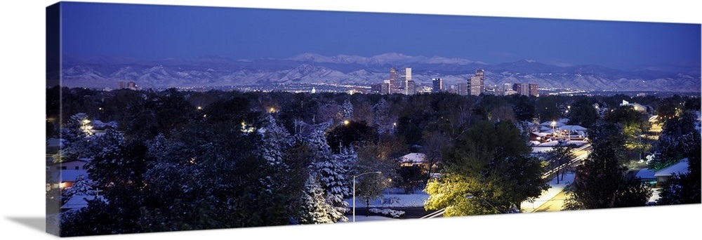 Rocky Mountains & skyline Denver CO Wall Art, Canvas Prints, Framed ...