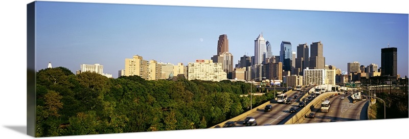 Route 76 Skyline Philadelphia PA | Great Big Canvas
