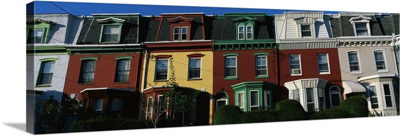Row Houses Philadelphia PA | Great Big Canvas