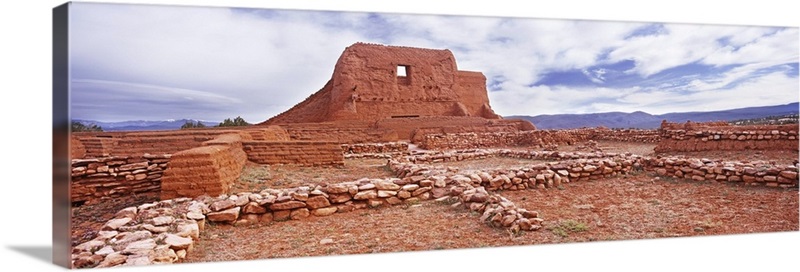 Ruins of the Mission, Pecos National Historical Park, Pecos, New Mexico ...