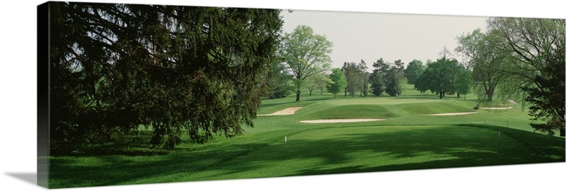 Sand trap at a golf course, Baltimore Country Club, Maryland | Great ...