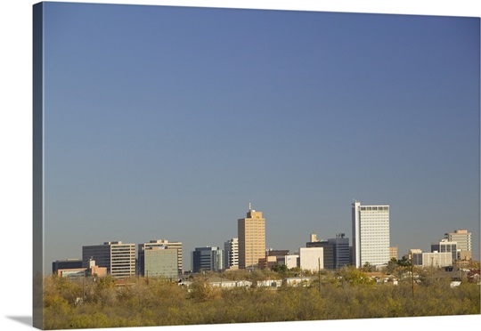 Skyline of a city, Midland, Texas Wall Art, Canvas Prints, Framed ...