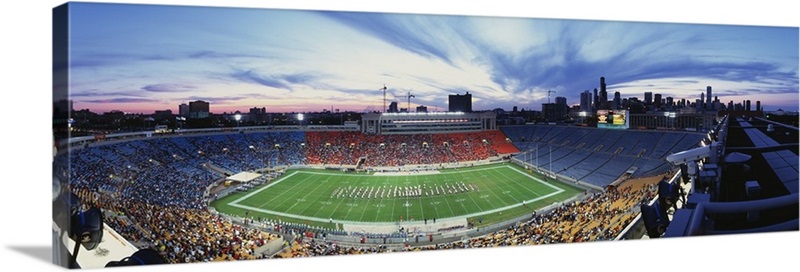 Soldier Field Football Chicago IL | Great Big Canvas