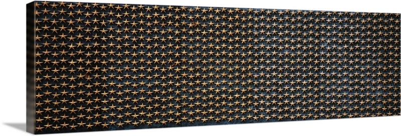 Star mounted on the wall of a war memorial Freedom Wall National World ...