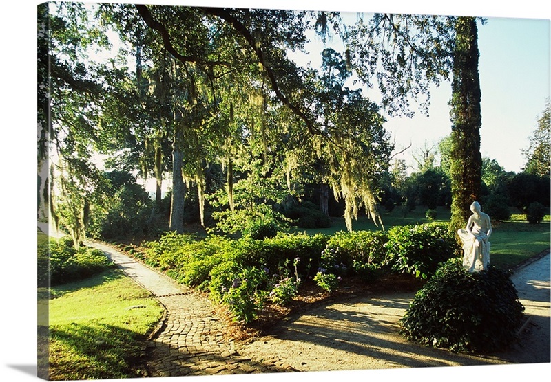Statue in a garden, Middleton Place, Charleston, Charleston County ...
