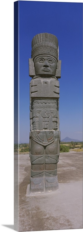 Statues in a temple, Atlantes Statues, Tula, Mexico | Great Big Canvas