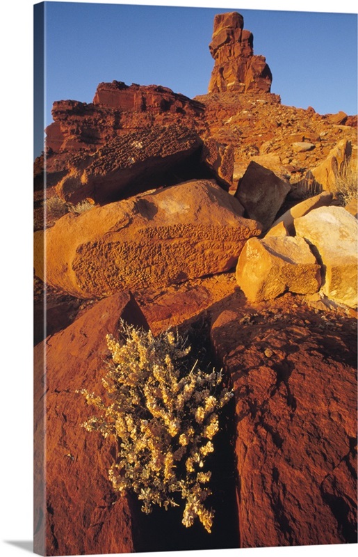 Sun And Shadow On Rock Formations | Great Big Canvas