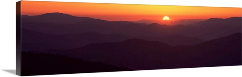 Sunrise Great Smoky Mountains National Park Cherokee NC | Great Big Canvas