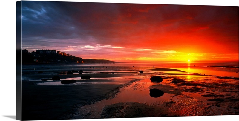 Sunset Saltburn N England | Great Big Canvas