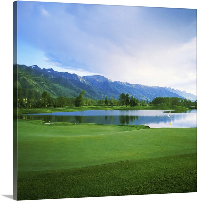 Teton Pines Golf Course, Jackson, Wyoming | Great Big Canvas