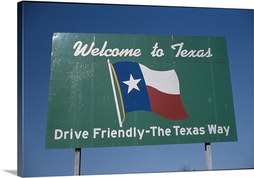 Texas Road Sign | Great Big Canvas