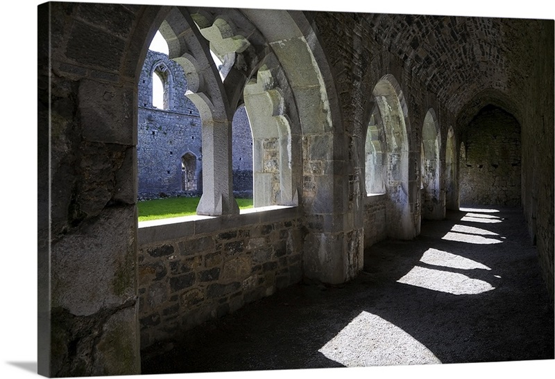 The Cloisters in Killmallock 12th Century Dominican Friary, Co Limerick ...