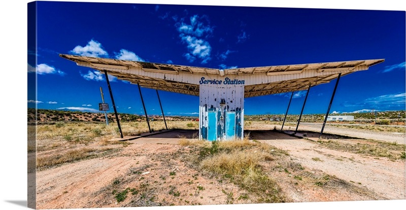 The Ruined Remains Of A Gas Station Near Utah Colorado Border ...