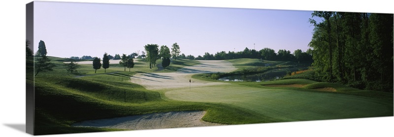 Trees on a golf course, Timbers At Troy, Elkridge, Maryland | Great Big ...