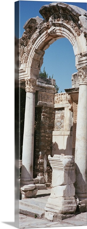 Turkey, Ephesus, building facade | Great Big Canvas