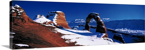USA Utah Delicate Arch winter | Great Big Canvas
