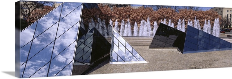 Washington DC, National Gallery of Art, Modern pyramid | Great Big Canvas
