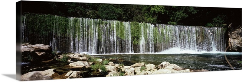 Waterfall, Ganges, Herault, Languedoc Roussillon, France | Great Big Canvas