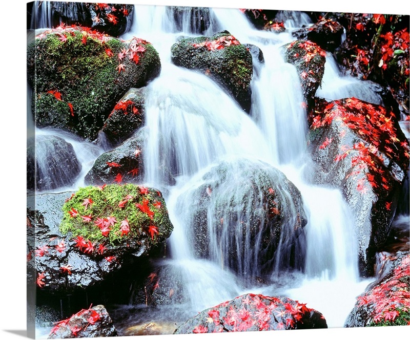 Waterfalls Kyoto Japan | Great Big Canvas