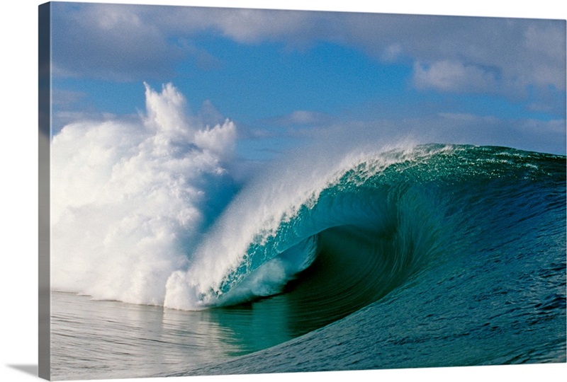 Waves splashing in the sea | Great Big Canvas