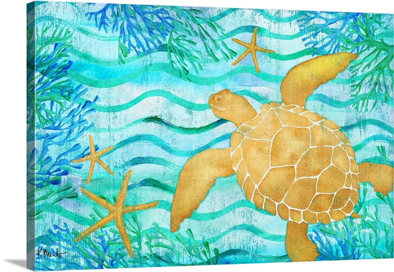 Aurora Turtle | Great Big Canvas