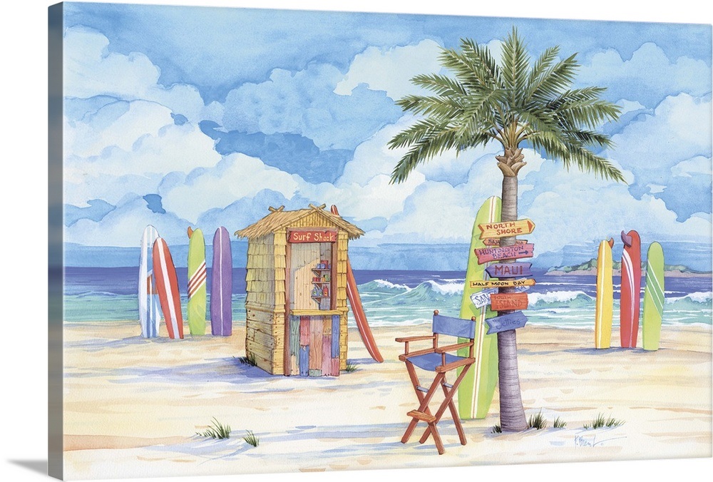 Beach Signs - Surf Shack Wall Art, Canvas Prints, Framed Prints, Wall ...