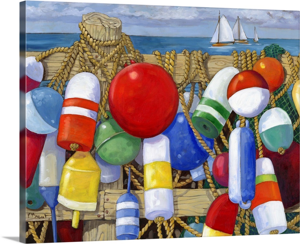 Buoy Composition Wall Art, Canvas Prints, Framed Prints, Wall Peels ...