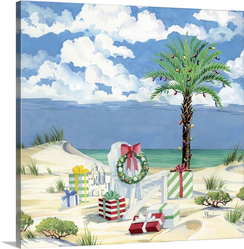 Christmas Beach Chair | Great Big Canvas