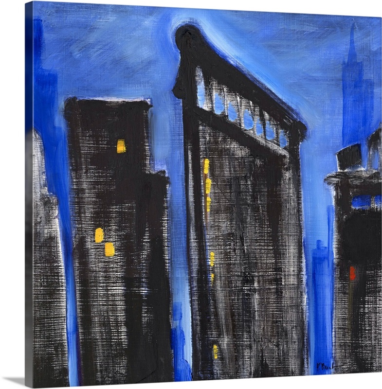 Cityscape Blue | Great Big Canvas