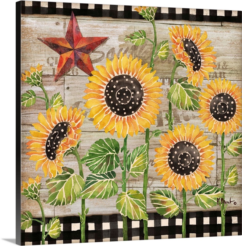 Farmhouse Sunflowers | Great Big Canvas