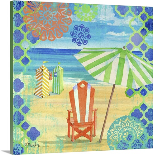 Geo Beach II | Great Big Canvas