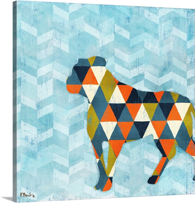 Geo Dogs II | Great Big Canvas