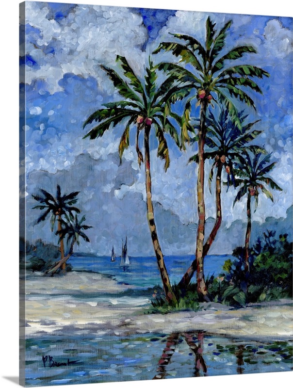 Impressions Of Palms II | Great Big Canvas