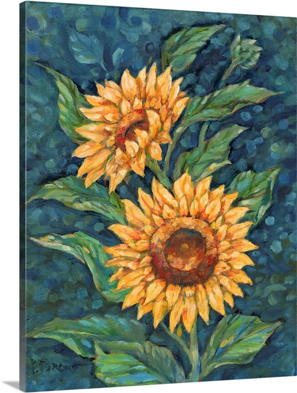 Impressions Of Sunflowers III | Great Big Canvas