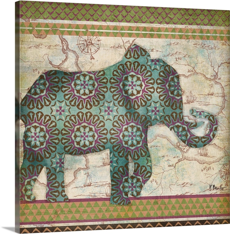 Jaipur Elephant I | Great Big Canvas